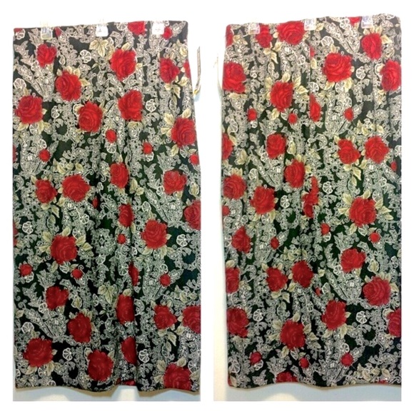 Briggs New York | Skirts | Briggs New York Pencil Skirt Size 6w Red ...